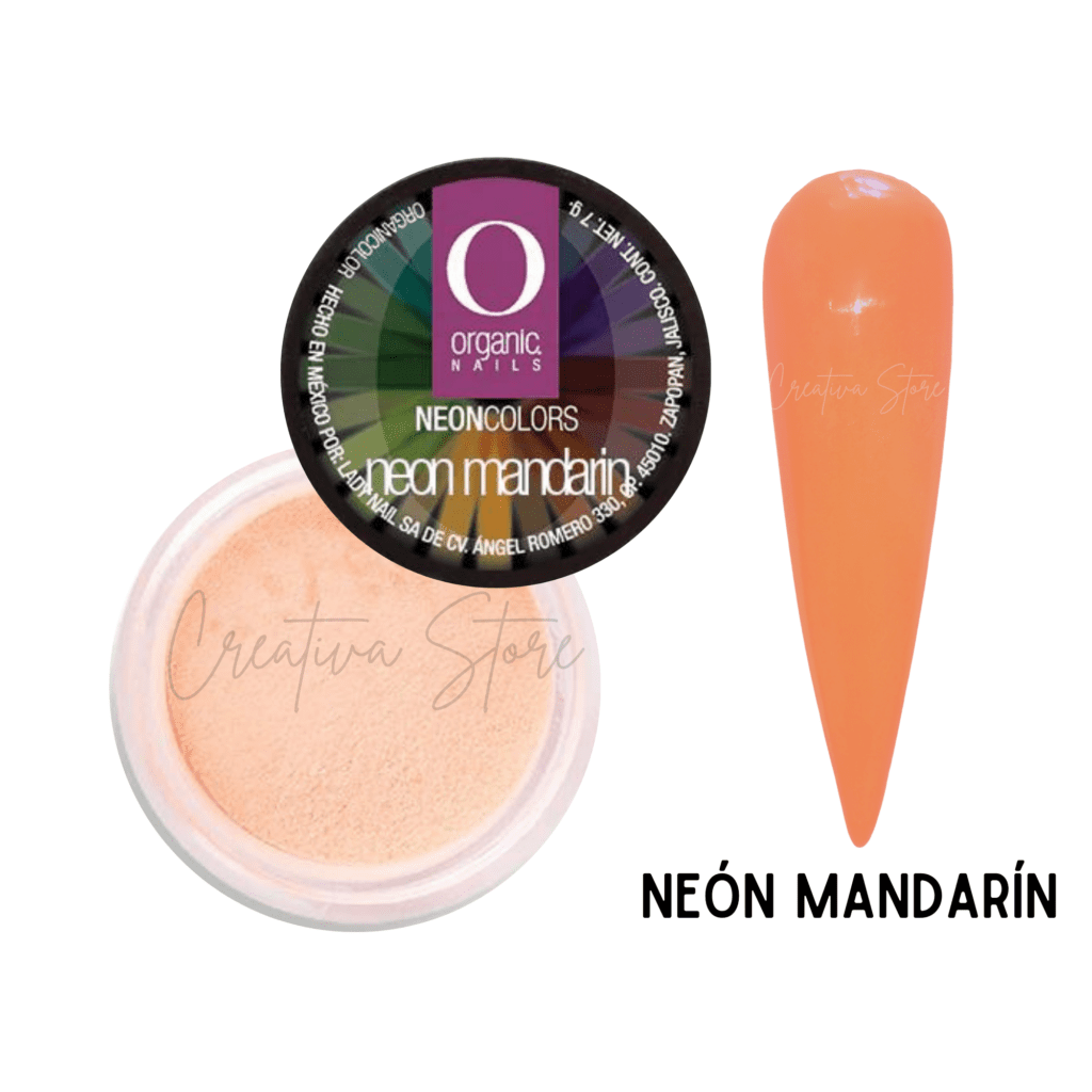 Acrilico Organic Color Neon Mandarin 7gr - CREATIVA STORE