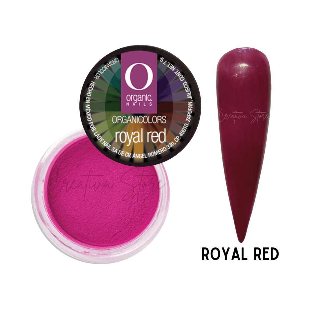 Acrilico Organic Color Royal Red 7gr - CREATIVA STORE