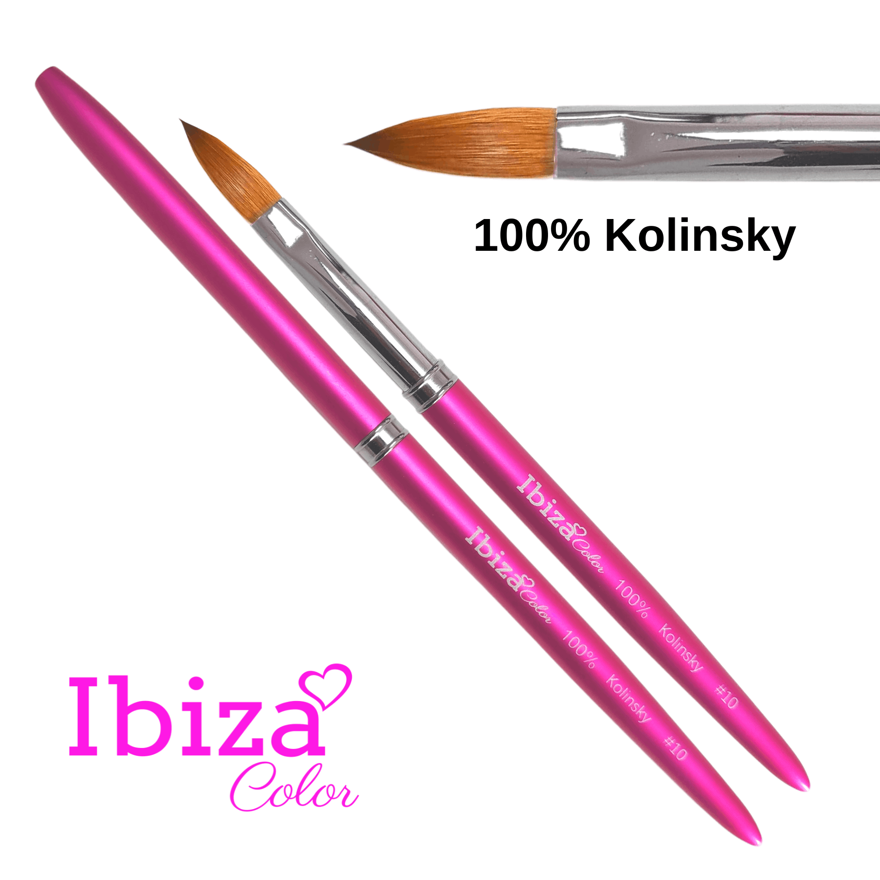Pincel Kolinsky 10 Ibiza Color - CREATIVA STORE