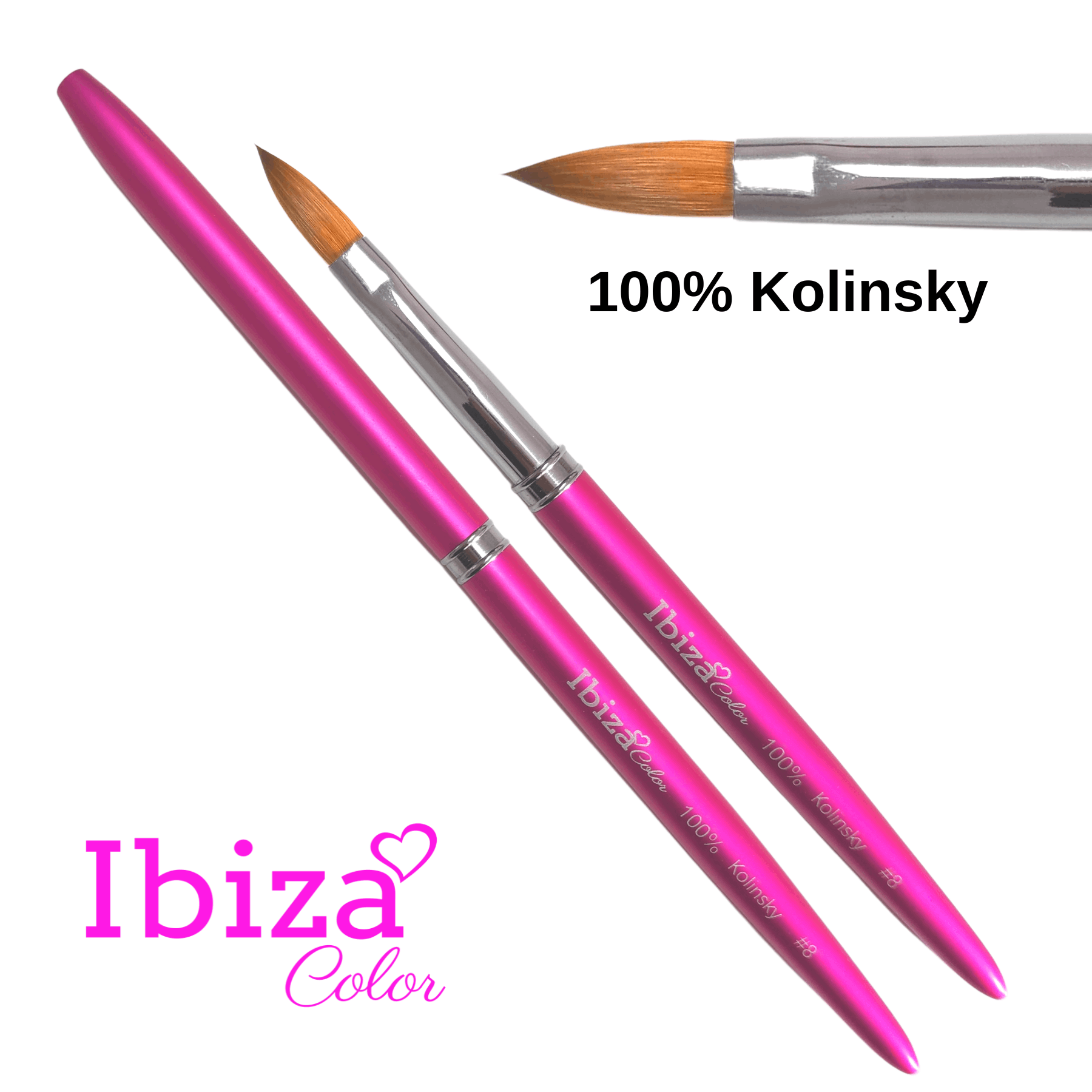 Pincel Kolinsky 08 Ibiza Color - CREATIVA STORE